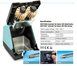 New Weller WATC100 Automatic Tip Cleaner